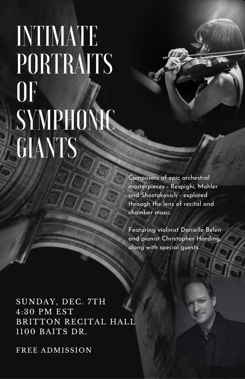 07 December 2025 - Danielle Belen, violin - University of Michigan ...