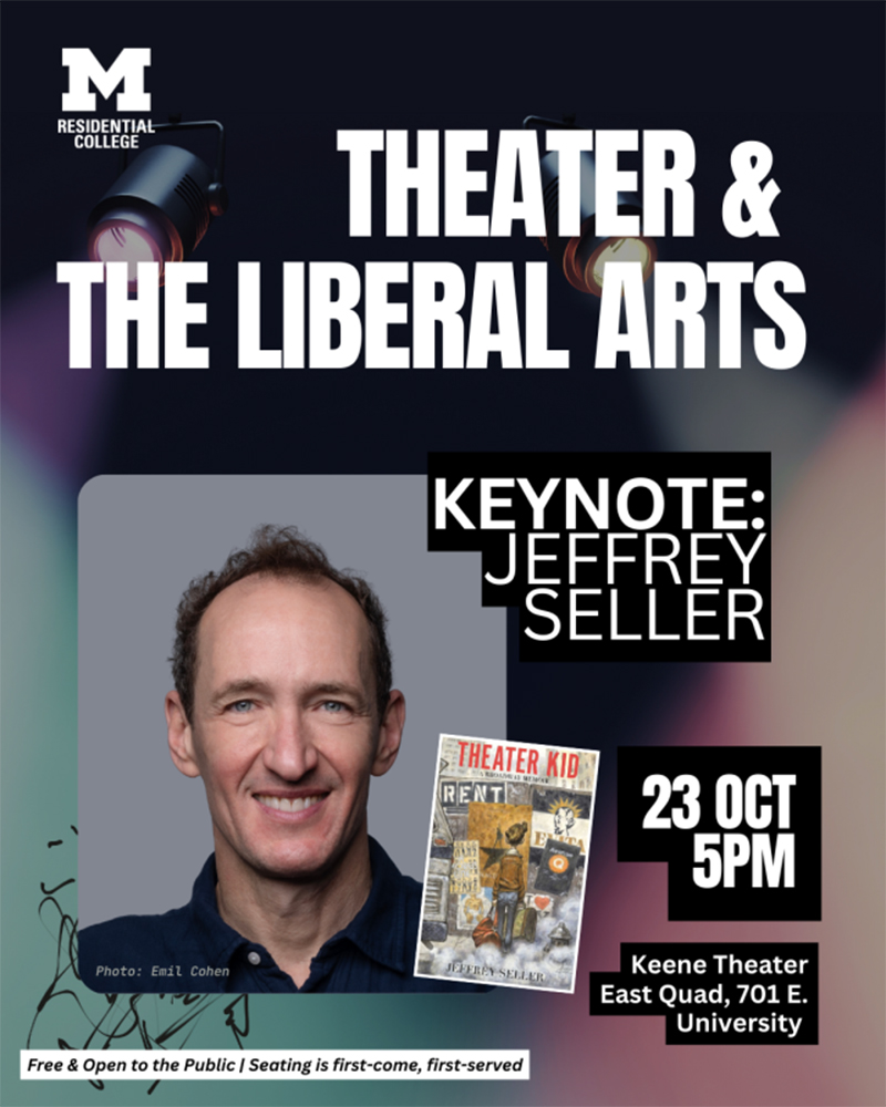 23 October 2025 - Robertson Lecture with Jeffrey Seller: "Theater & the ...