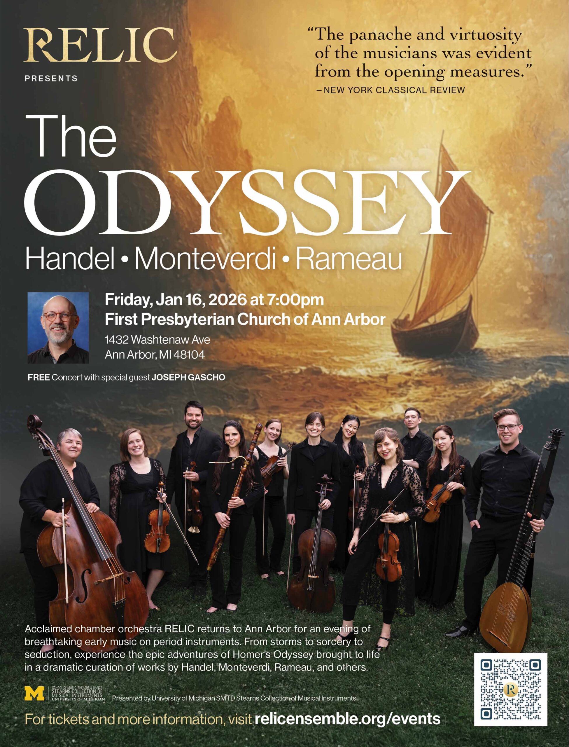 16 January 2026 - Relic Ensemble: The Odyssey - University of Michigan ...